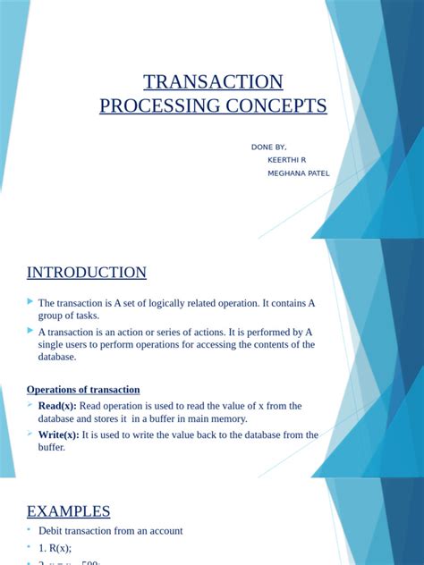 Transaction Processing Concepts Pdf