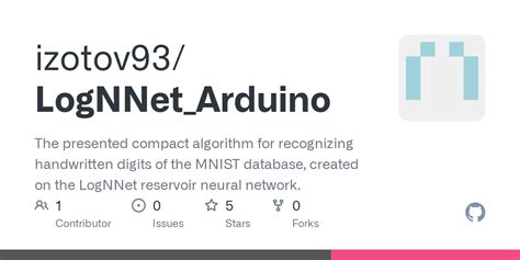 Github Izotov93lognnetarduino The Presented Compact Algorithm For