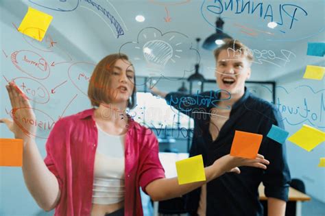 Creative Business People Discussing About Solving Marketing Problem