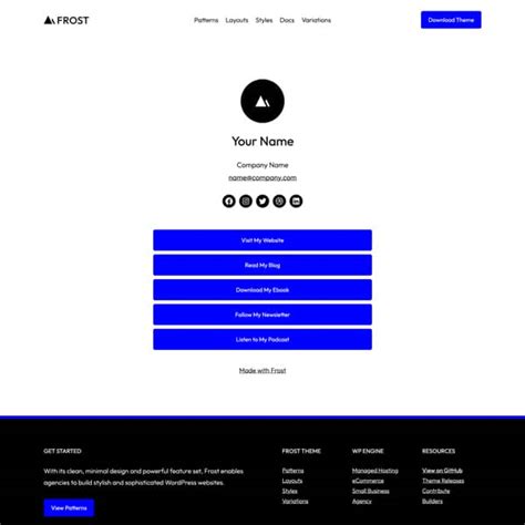 Introduction Frost V1 0 Wordpress Theme Builders