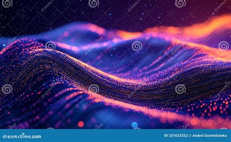 An Illustration Of The Business Stock Cyber Internet Communication System Digital Data Flow