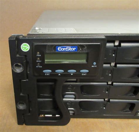 infortrend eonstor 16tb 3u 16 bay sata to 4gb fc storage array nas a16f