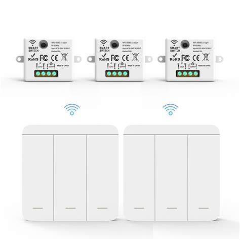 Kit Ricevitore E Interruttore Per Luci Wireless Interruttore Per Luci Wireless Nessun Wi Fi