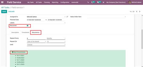 Advanced Settings In Odoo Field Service