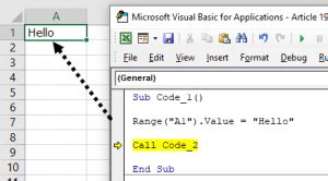 VBA Call Sub Step By Step Guide How To Call Subroutine In Excel VBA