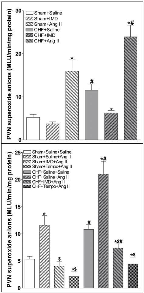 Effect Of Pvn Microinjection Of Saline Imd 30 Pmol Or Ang Ii 0 3 Download Scientific
