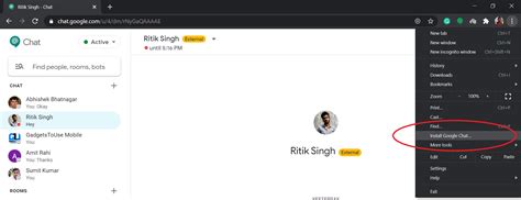 Google Chat Plugin For Chrome QuyaSoft
