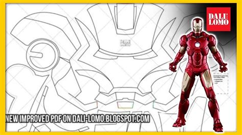 Printable Iron Man Helmet Template Free Printable