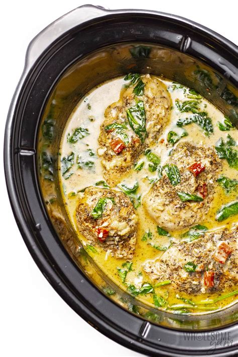 Crock Pot Creamy Tuscan Chicken Recipe So Easy Storytellingco