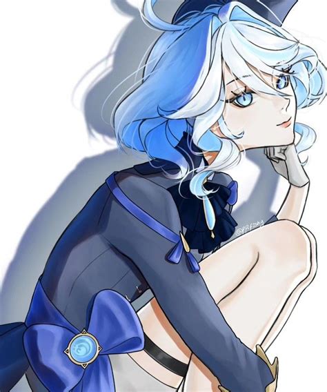 Furina Genshin Impact Fan Art Goddess Of Justice Anime