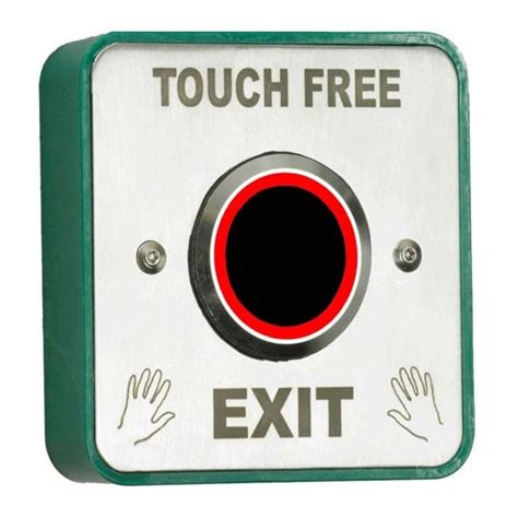 Securefast Touch Free Illuminated Exit Button Saunderson Security