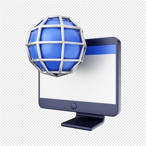 Premium Psd 3d Computer Function Internet Access