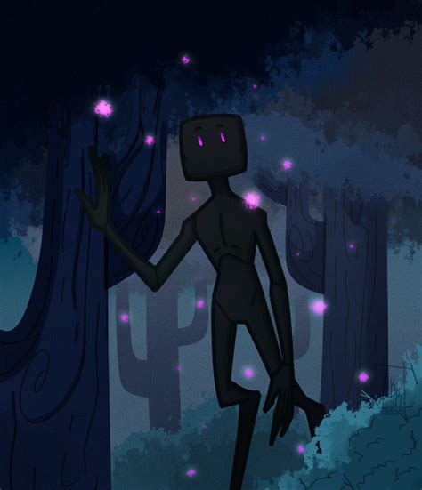 Fanart Enderman Minecraft By Homijak On Deviantart