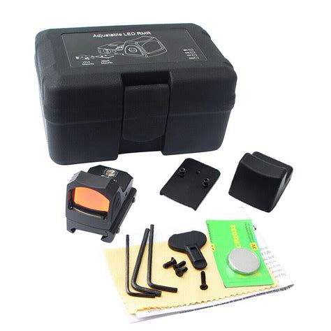 Mini Red Dot Tactical Rmr Reflex Sight Scope For Pistol Glock 17 19 W 20mm Mount Ebay