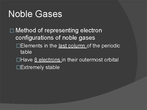 ELECTRON Orbital Notation Noble Gas Notation And Valence