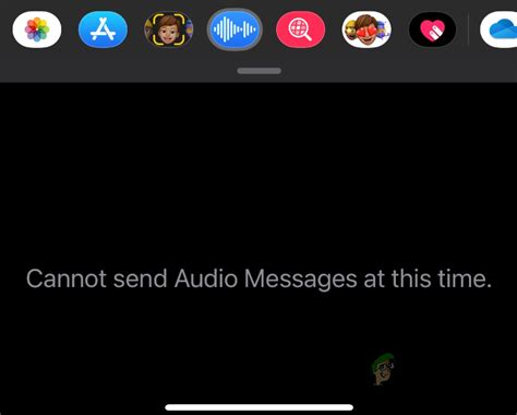 How To Fix Cannot Send Audio Messages At This Time Error On Iphone