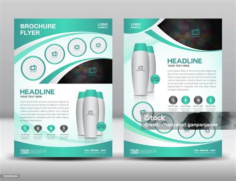 비즈니스 브로슈어 전단지 서식 파일 벡터 화장품 아름다움과 스파 패션 맥 업 크림 로션 향수 잡지 광고 포스터 소책자 회보