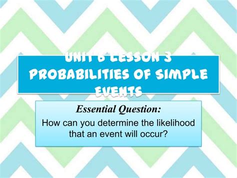 Notes Unit 6 Lesson 3 Ppt