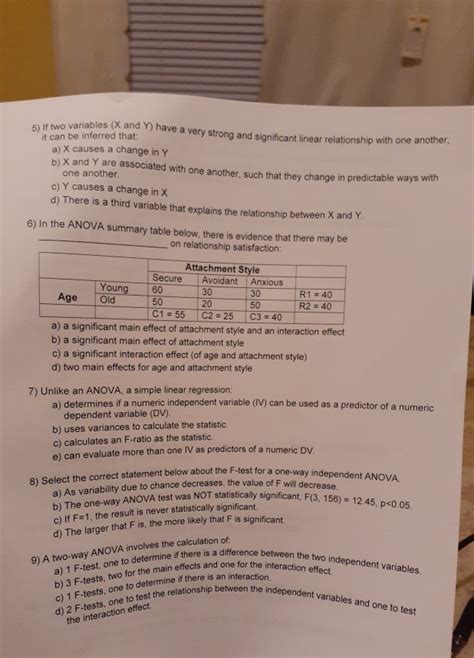 solved 5 if two variables x and y have a a very strong