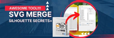 svg merge a neat tool to save time silhouette secrets by swift