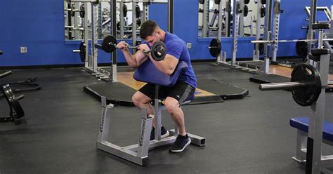 Reverse Grip Preacher Curl Ez Bar Video Exercise Guide And Tips