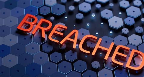 Breached Cyber Security Ransomware Email Phishing Encrypted Technology Digital Information