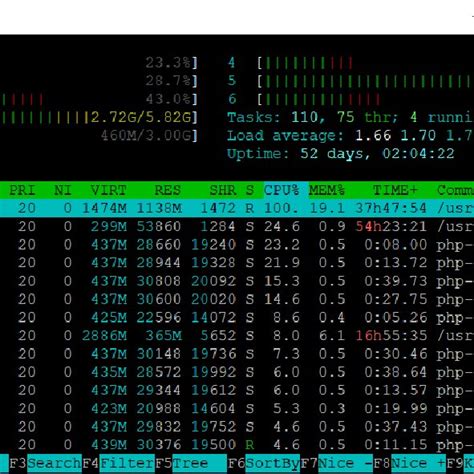 Screenshot Of The Server Cpu Kernel Load Monitoring System Window