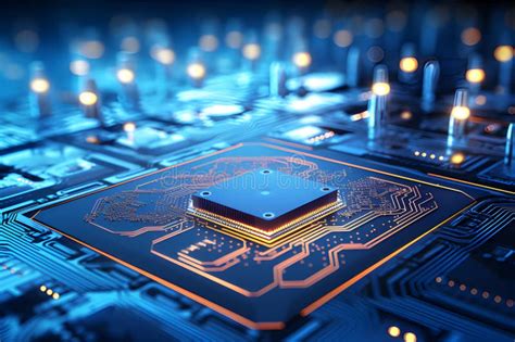 Visually Stunning Representation Of A 3d Printed Circuit Board Emerges From A Futuristic Printer