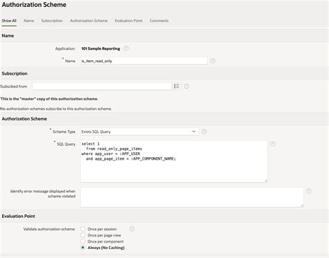 How To Dynamically Set Your Oracle Apex Elements To The Read Only State