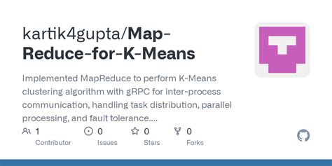 Github Kartik4guptamap Reduce For K Means Implemented Mapreduce To
