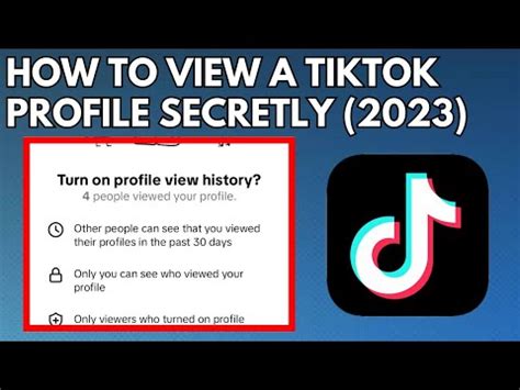 How To View Someones TikTok Profile Without Them Knowing View