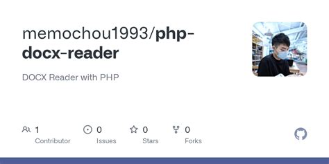 Github Memochou1993php Docx Reader Docx Reader With Php