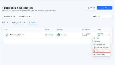 Automatically Send Invoices For Payment After Document Is Completed