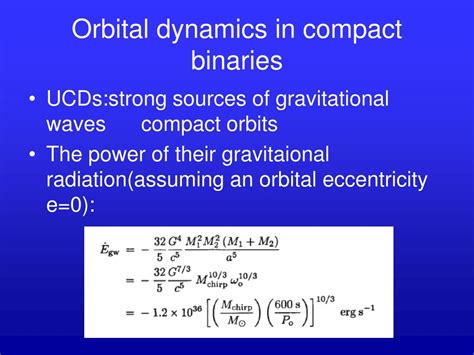 Ppt Magnetic Interaction In Ultra Compact Binary Systems Powerpoint