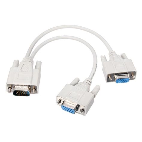 VGA Male To Dual VGA Female Splitter Cable Cm