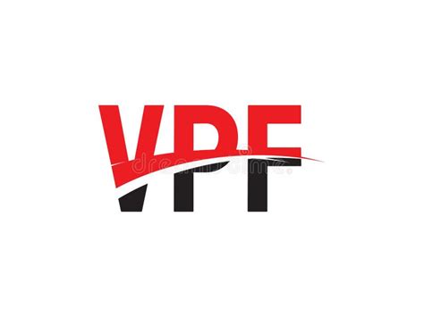 Vpf Letter Initial Logo Design Vector Illustration Stock Vector Illustration Of Black Company