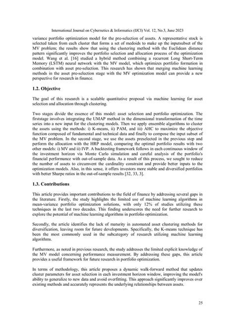 A Model Based Approach Machine Learning To Scalable Portfolio Selection Pdf