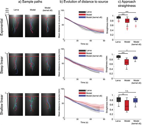 Odour Approach Behaviour In Exponential And Linear Download