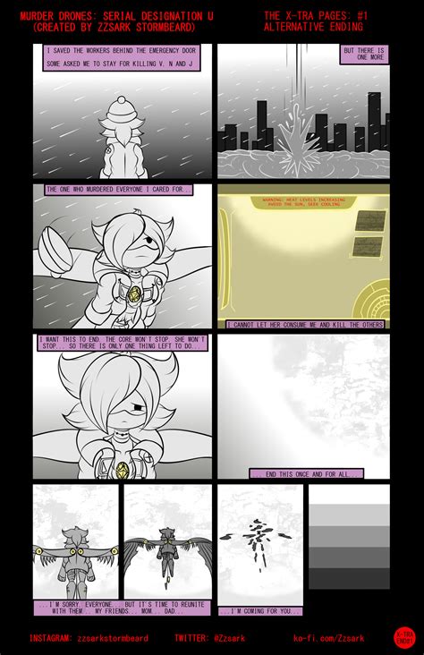 Murder Drones Serial Designation U The X Tra Pages 1 Alt Ending After Page 32 One Of
