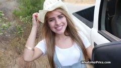 Beautiful Hitchhiker Picked Up To Suck Dick Outdoor