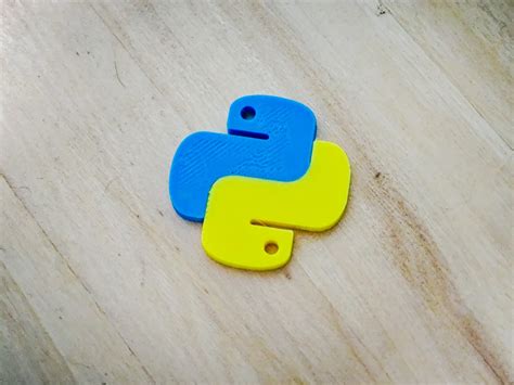 Python Logo Badge Ornament By Atamisquare Makerworld
