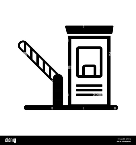 Parking Barrier Icon Outline Parking Barrier Vector Icon For Web Design Isolated On White