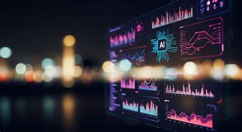 A Digital Interface Featuring Colorful Graphs Charts And Data Visualizations Is Stock