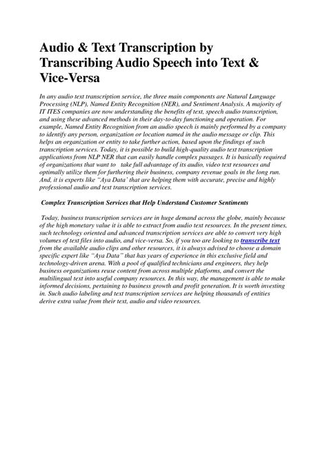 ppt audio and text transcription by transcribing audio speech into text and vice versa powerpoint