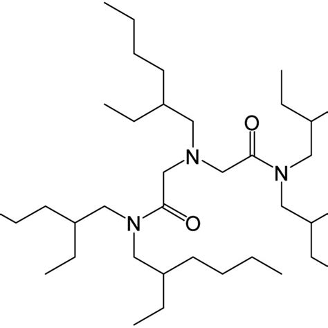 Structure Of N 2 Ethylhexyl Bisn Di 2 Ethylhexyl Ethylamideamine