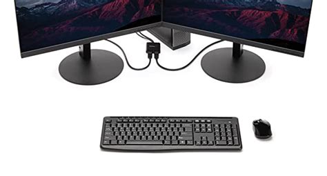 StarTech Com Dual Monitor DisplayPort Splitter Adapter DP To Dual K Computer MST Hub Windows