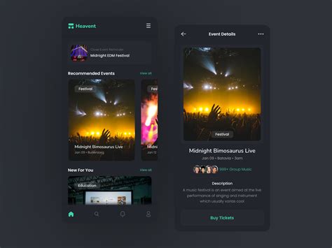 Event App UI Design By Bimore Design On Dribbble