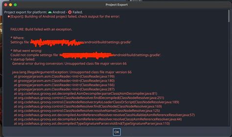 trying to export to android any idea how to fix r godot