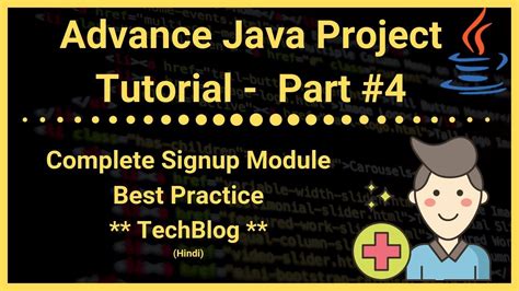 Part 4 Complete Signup Module Techblog Java Advance Project Tutorial Leo Golas
