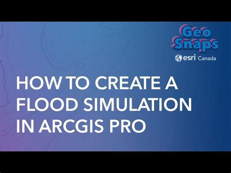How To Create A Flood Simulation In Arcgis Pro Michael Gregotski